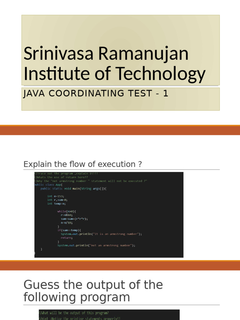 Srinivasa Ramanujan Institute of Technology | PDF | Teaching Methods & Materials | Technology ...