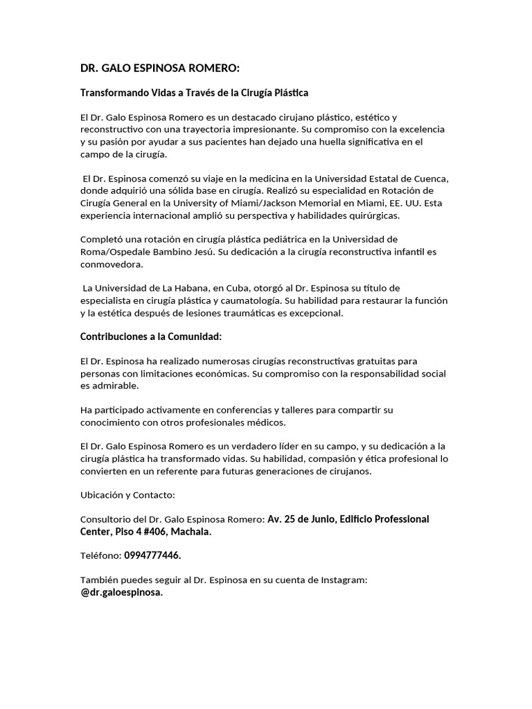 Dr. Galo | PDF | Relaciones personales, crianza y desarrollo personal ...