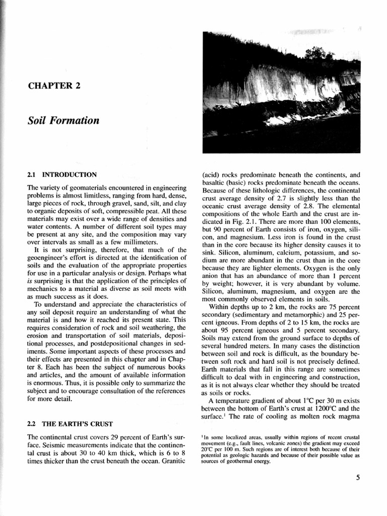 Mitchell & Soga - Chapter 2 - Soil Formation | PDF