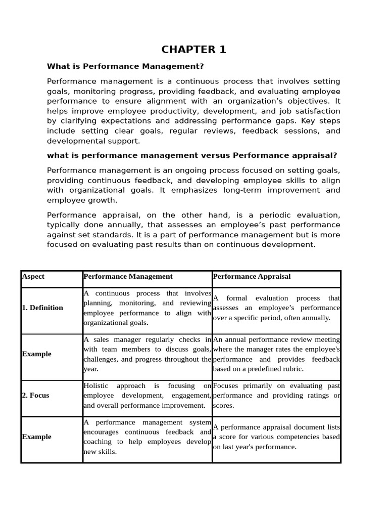 Understanding Performance Management | PDF | Performance Appraisal ...