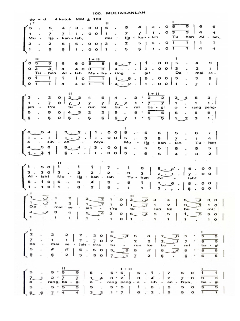 Koor Natal Remaja | PDF