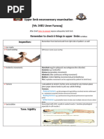 Upper Limb Neurological Examination OSCE Checklist Geeky Medics | PDF ...