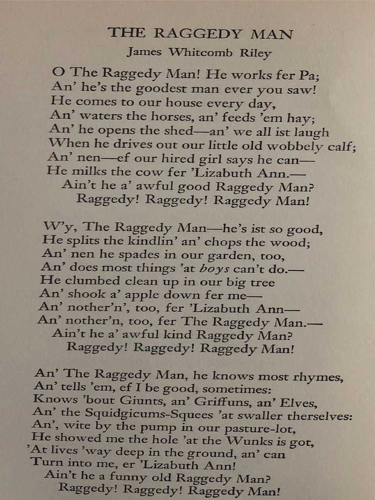 The Raggedy Man. | PDF