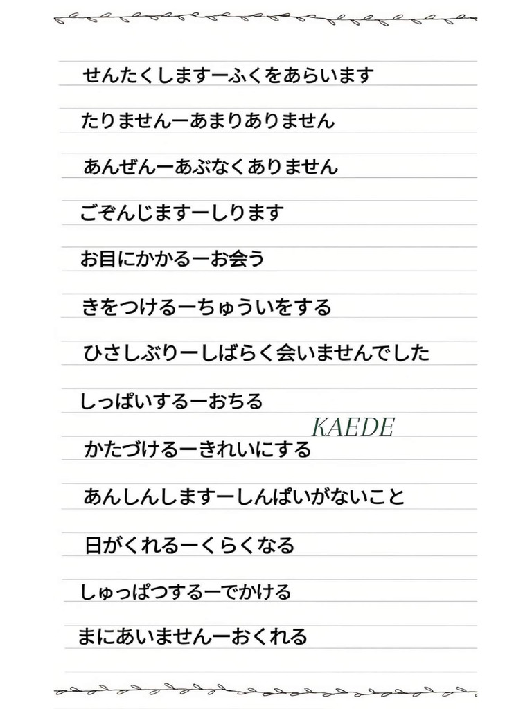 N4 Same Meaning by KAEDE | PDF