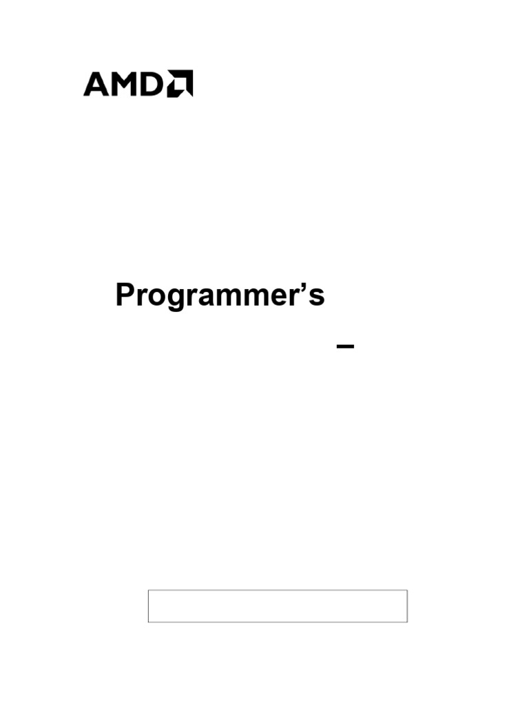 Amd64 Architecture Programmers Guide Pdf Computer Architecture Computing