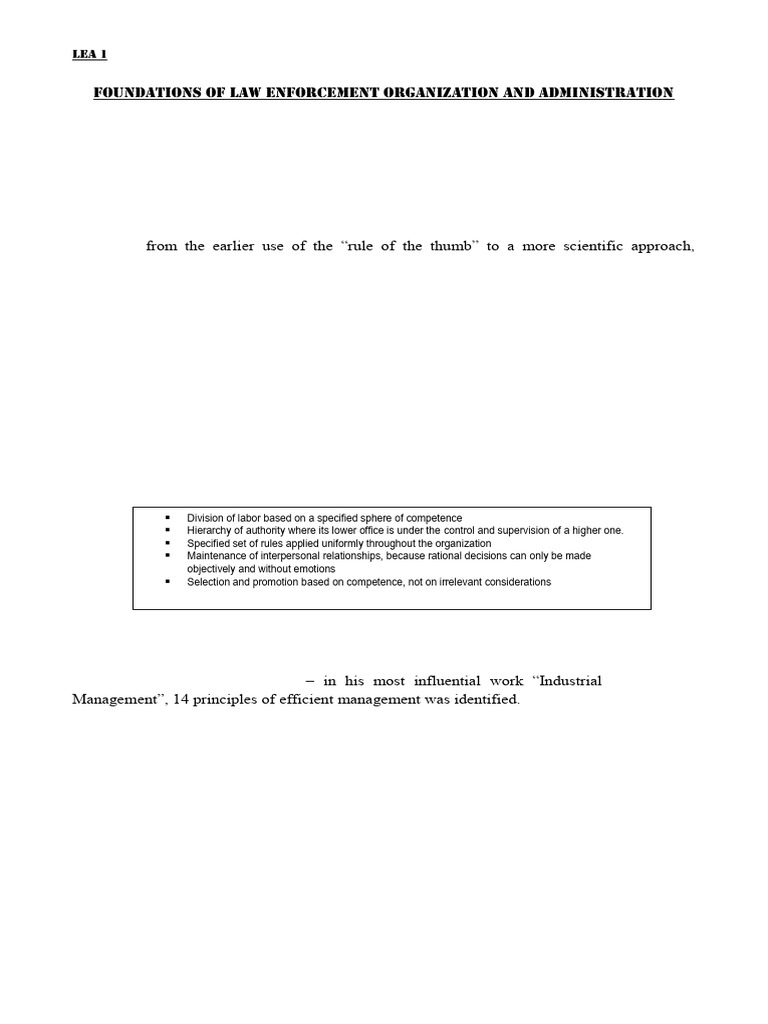 Law Enforcement Administration Pdf Motivation Motivational