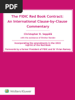 FIDIC Red Book - Construction (Second Edition 2017 - Reprinted 2022) | PDF