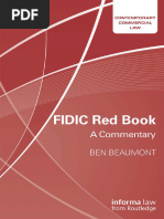FIDIC Red Book - Construction (Second Edition 2017 - Reprinted 2022) | PDF