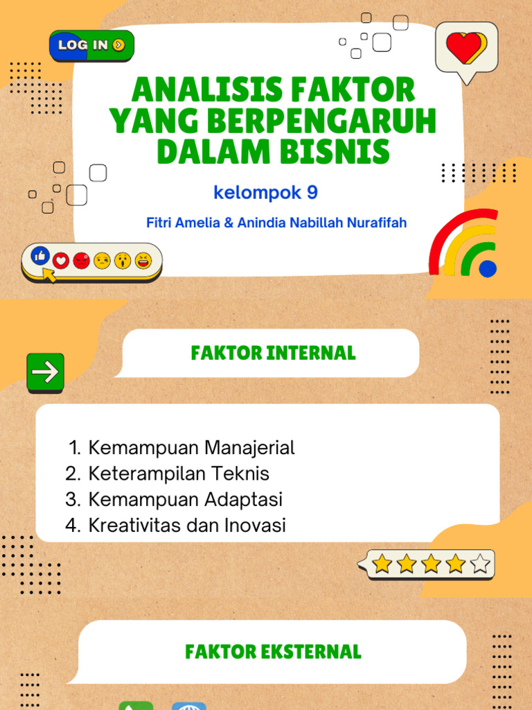 Analisis Faktor Yang Berpengaruh Dalam Bisnis | PDF | Karier & Perkembangan