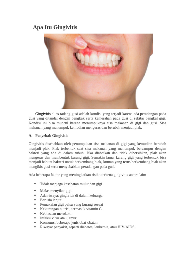 Apa Itu Gingivitis | PDF