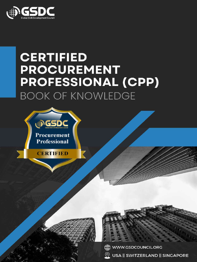 Certified-Procurement-Professional-Certification-CPP-BOK | PDF | Procurement | Regression Analysis