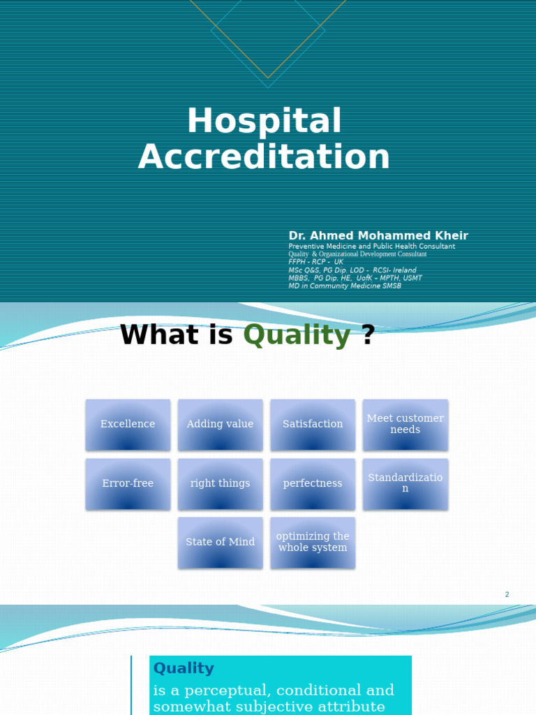 Accreditation | PDF | Joint Commission | Quality (Business)