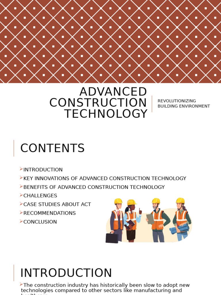 Advanced Construction Technology Insights | PDF | Building Information ...