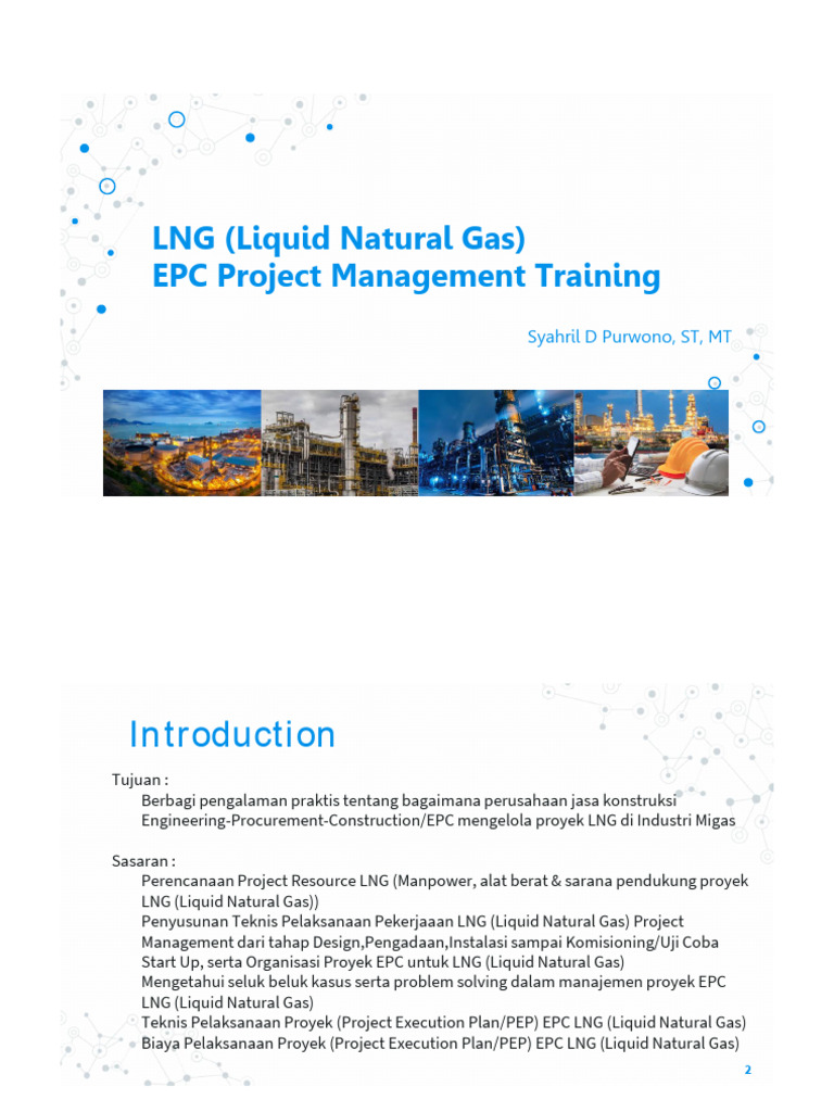 Manajemen Proyek EPC untuk LNG | PDF | Komputer | Teknologi & Rekayasa