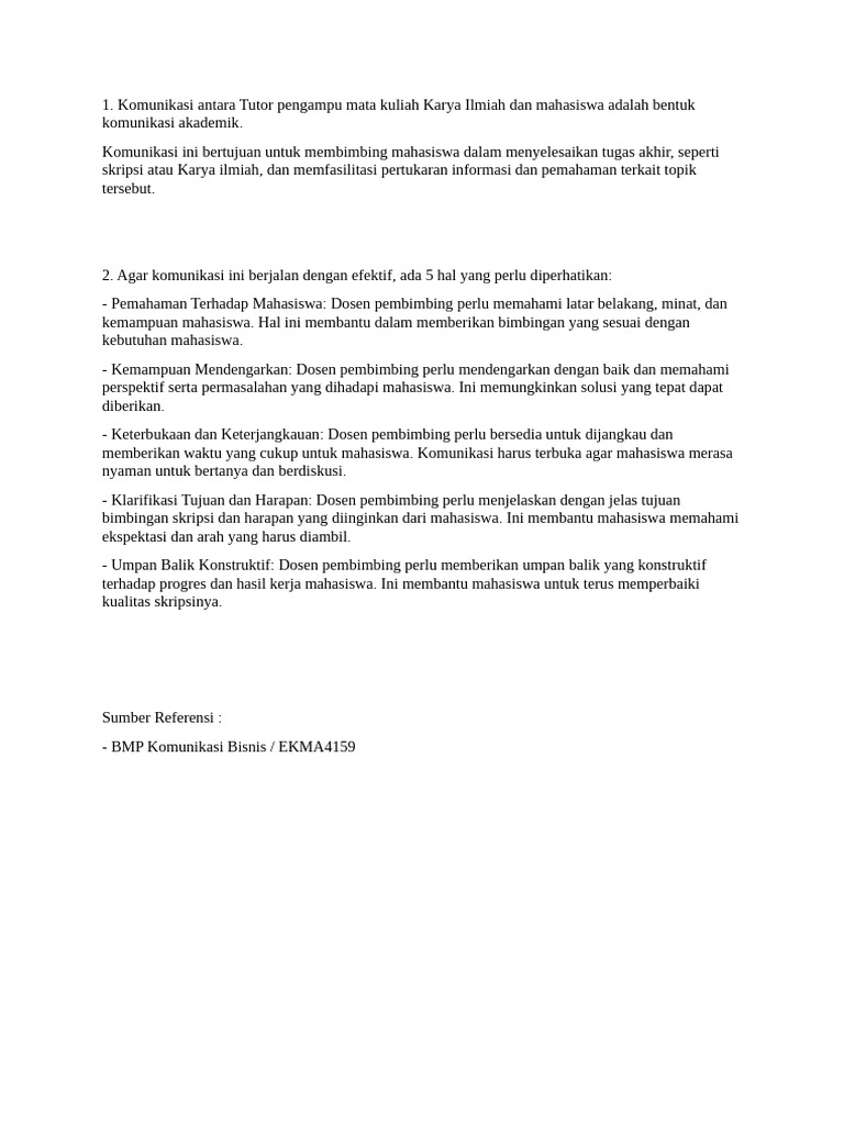 Diskusi Sesi 3 Komunikasi Bisnis | PDF | Karier & Perkembangan | Seni