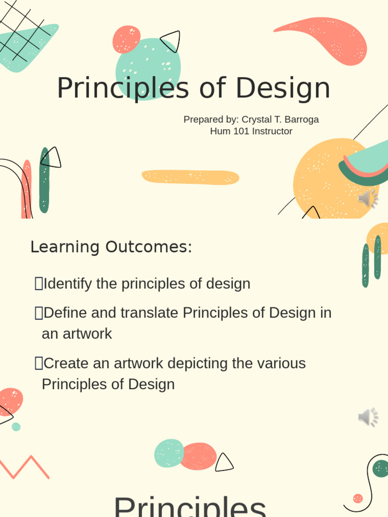 Principles of Design | PDF | Pattern | Composition (Visual Arts)