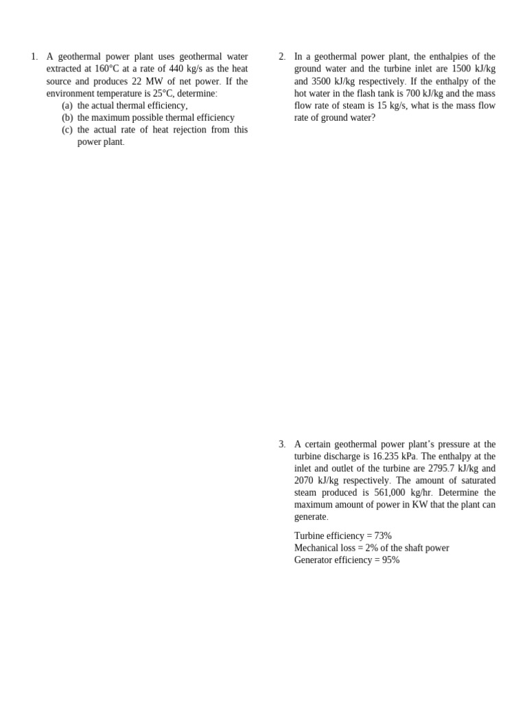 Geo 2 | PDF | Power Station | Steam