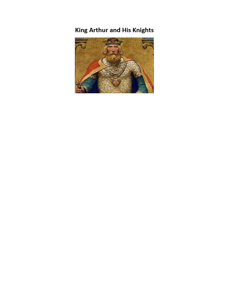 King Arthur's Legendary Tale | PDF | Lancelot | Galahad