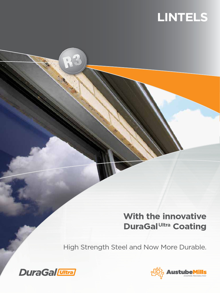 DuraGalUltra Coated High-Strength Lintels | PDF | Building Materials | Building Engineering