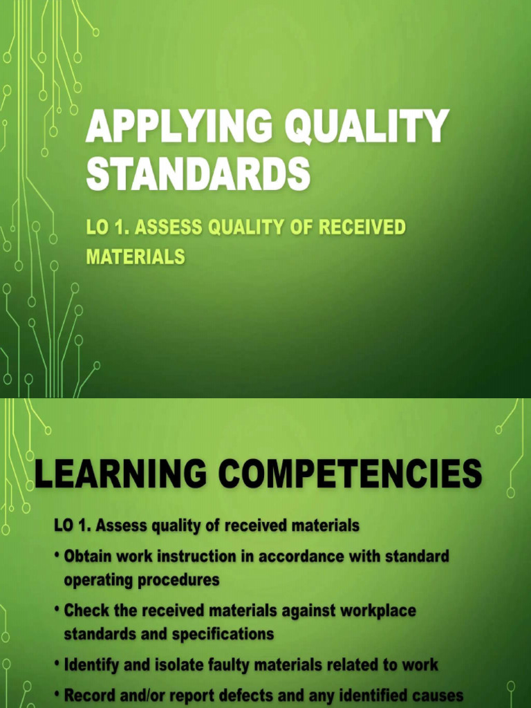 Q2 Quality Standards | PDF