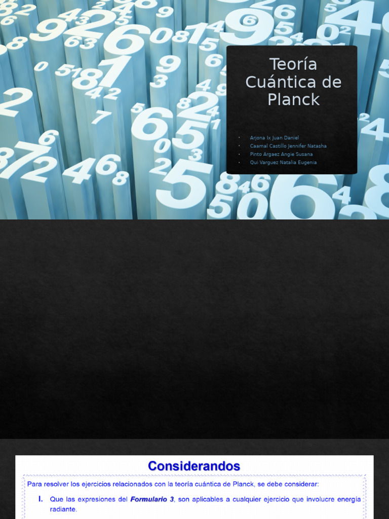 Teoría Cuántica de Planck | PDF