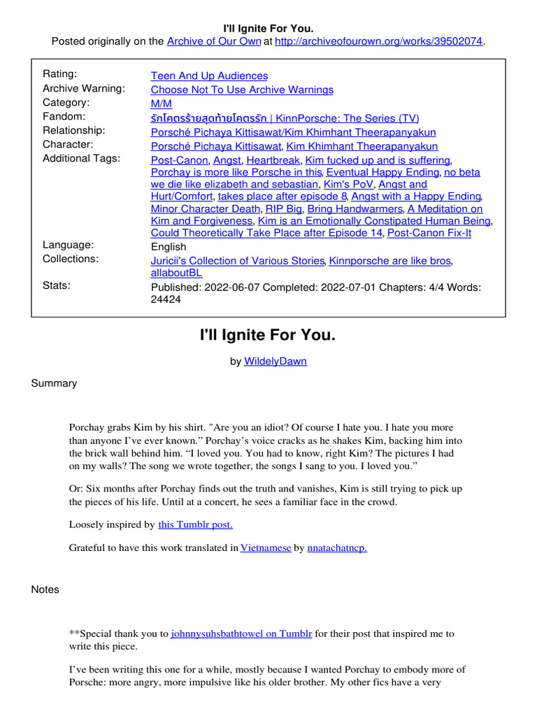 Ill Ignite for You | PDF