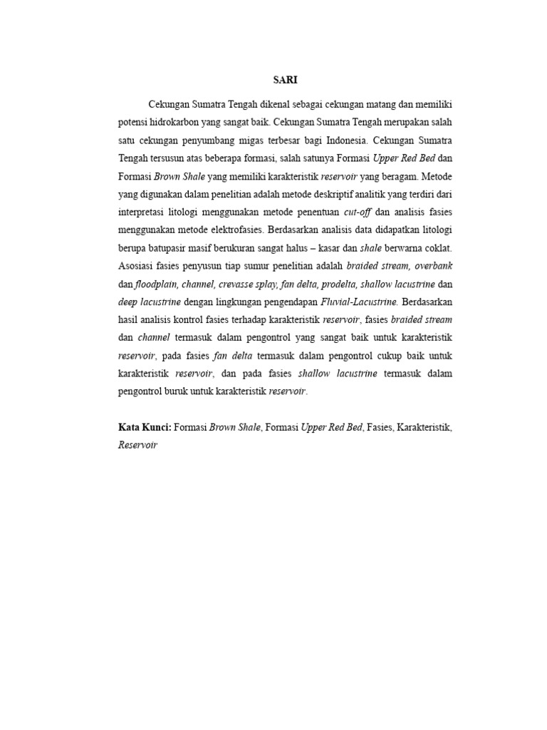 Abstrak - 111200007 - Michael Melky Rivaldy Alow | PDF | Petroleum ...