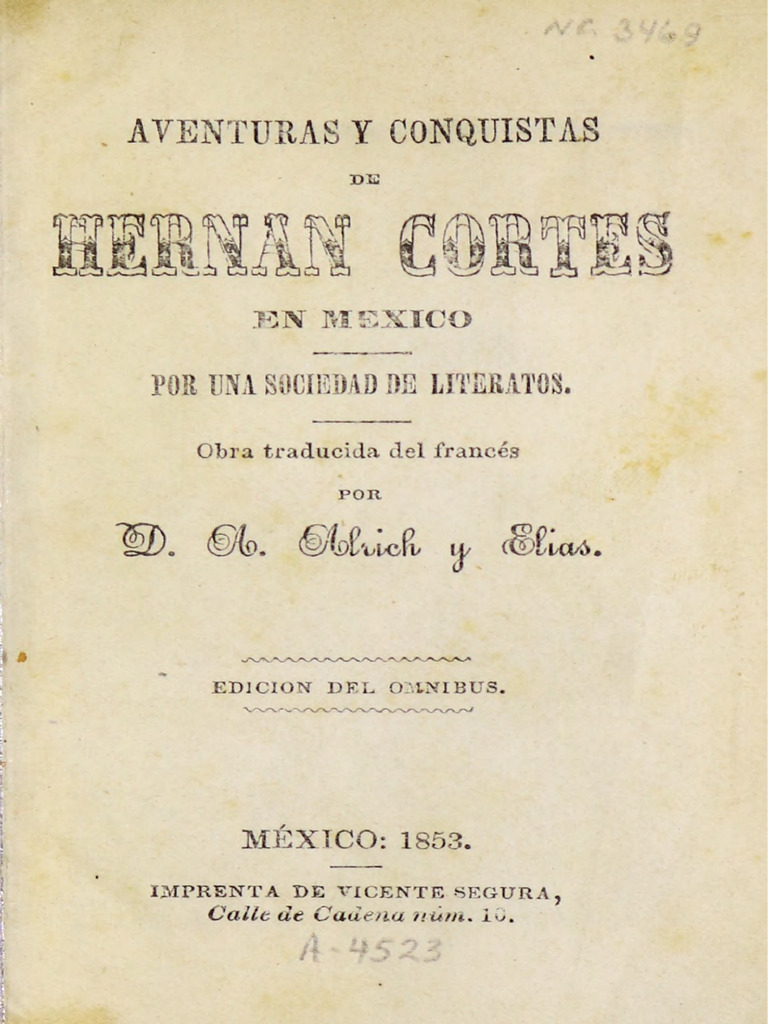 Aventuras y Conquistas de Hernan Cortes en Mexico 953427 | PDF | Hernán ...