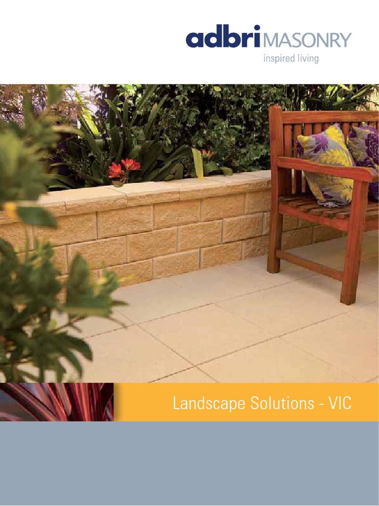 Adbri Masonry Landscape Solutions | PDF | Masonry | Building Materials