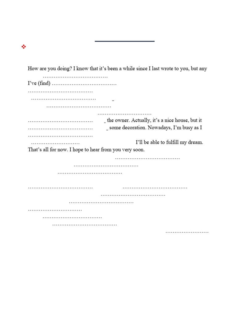 Present & Past Tenses Weekend Task Sheet | PDF | Home & Garden