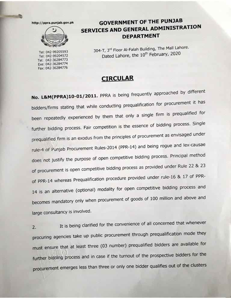 Prequalification 2 | PDF