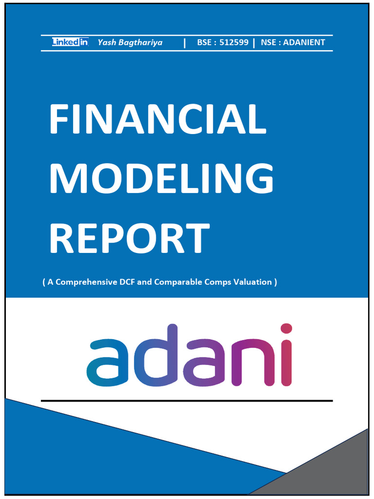 Adani Enterprises Financial Modeling Report | PDF | Equity Securities ...