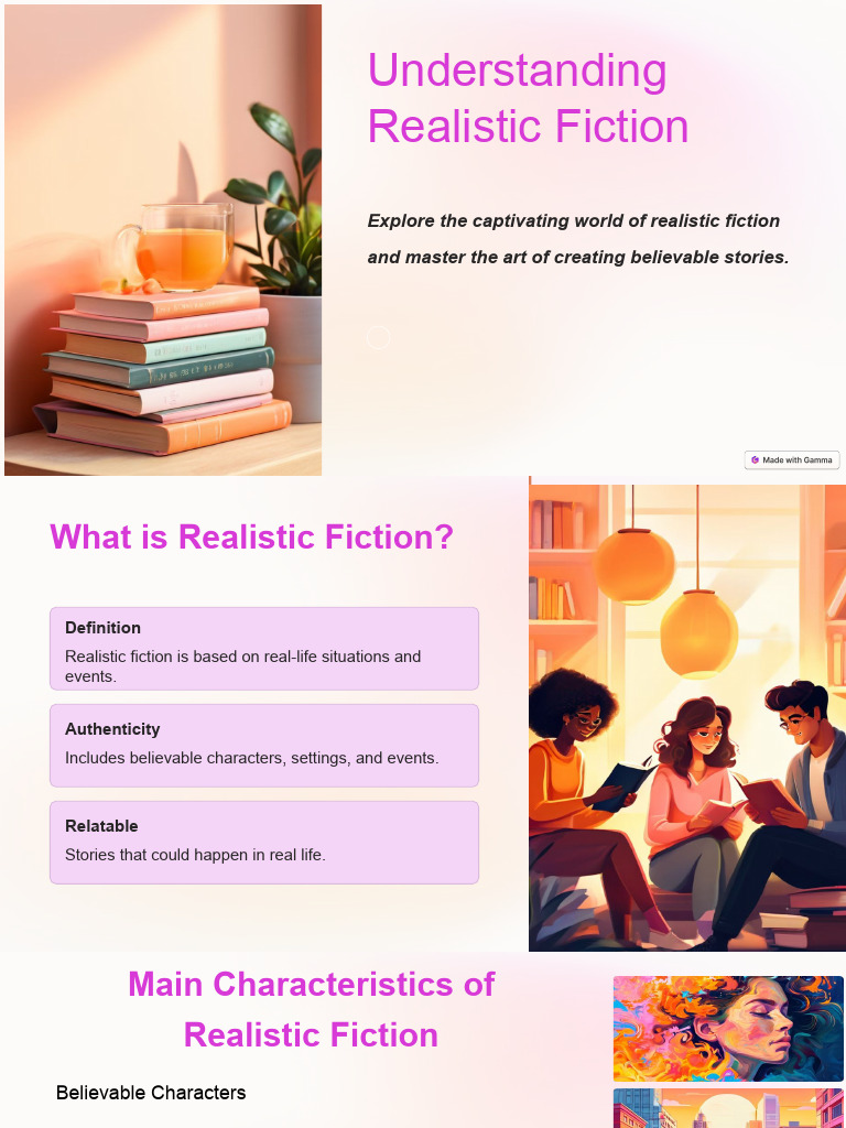 Understanding Realistic Fiction | PDF | Plot (Narrative)
