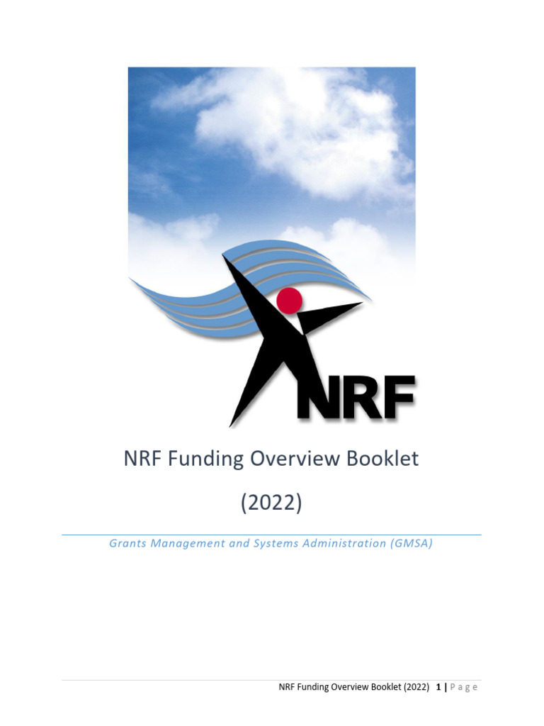 NRF-Funding-Overview-Booklet-2022 | PDF | Academic Degree ...