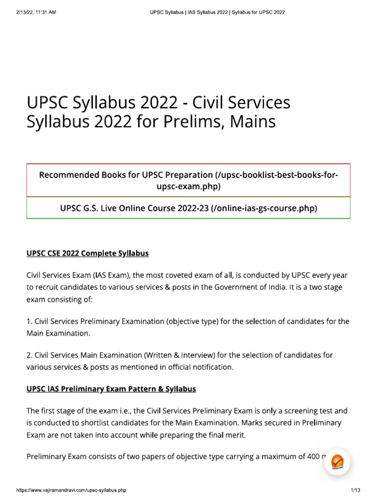 SYLLABUS | PDF