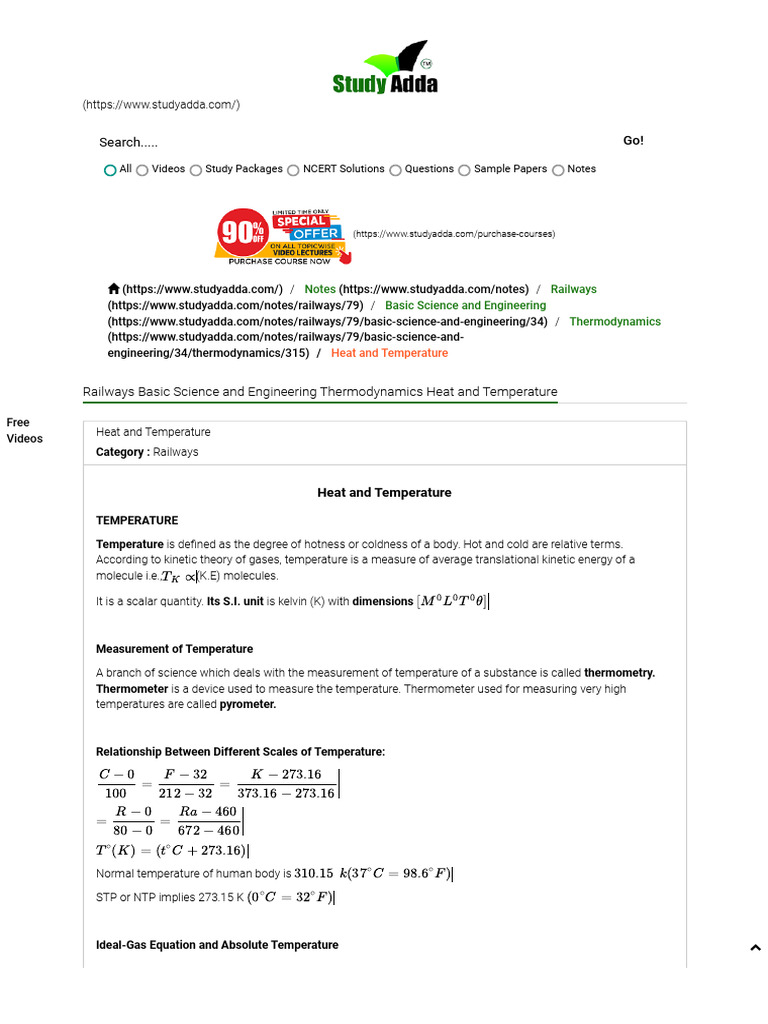 Heat Nd Temperature | PDF | Thermal Expansion | Latent Heat