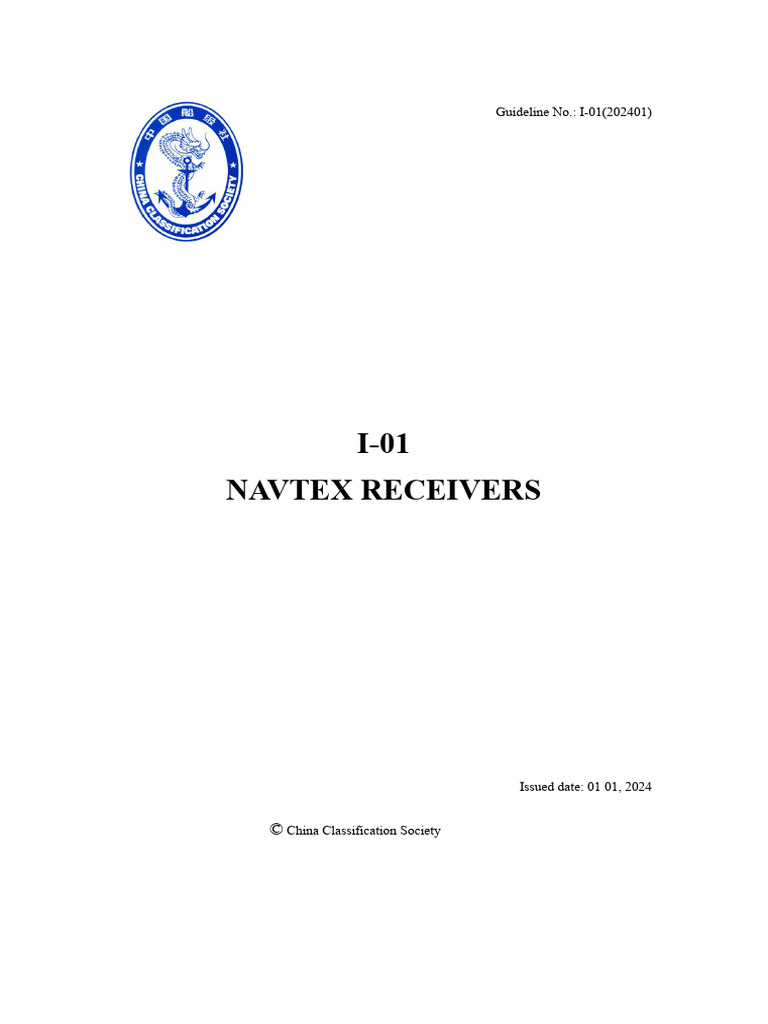 I01 Navtex Receivers Clean | PDF | Computer Engineering | Telecommunications Engineering