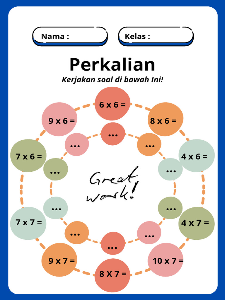 LKPD MTK Perkalian kelas 3 SD | PDF