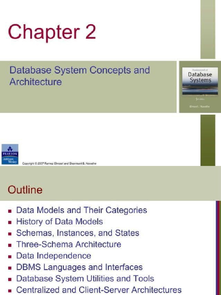 Database System Concepts and Architecture | PDF