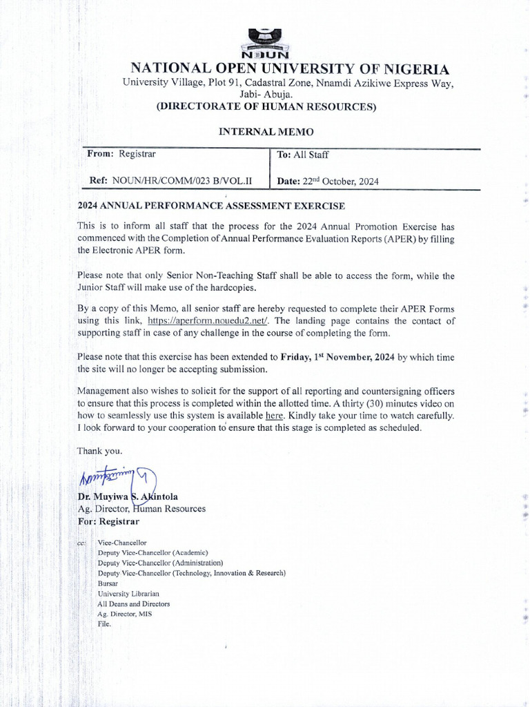 All Staff (22nd Oct, 2024 | PDF
