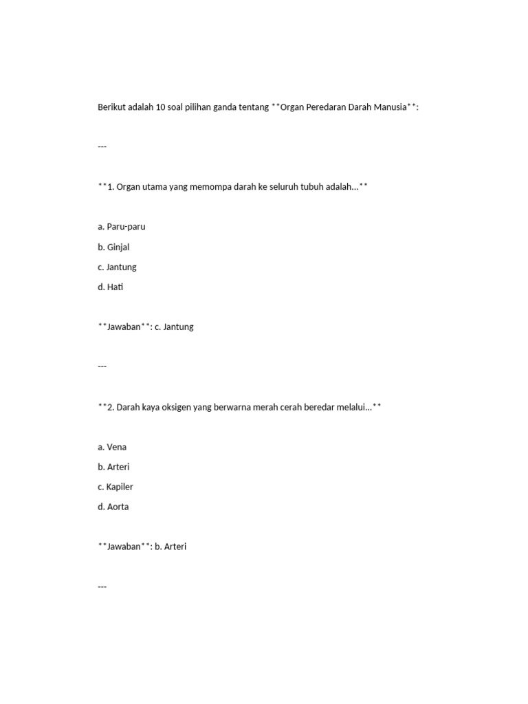 Berikut Adalah 10 Soal Pilihan Ganda Tentang | PDF | Perjalanan | Seni