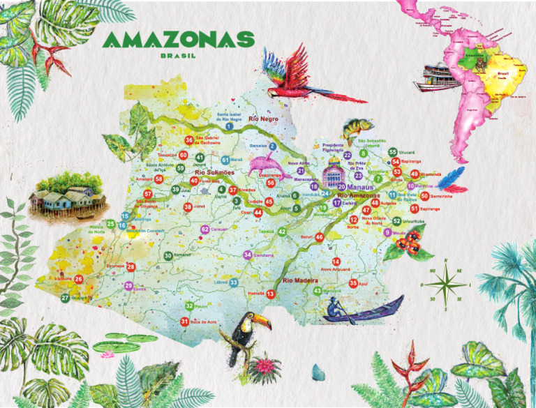 Mapa Amazonas Frente 455x345 PT en ES | PDF