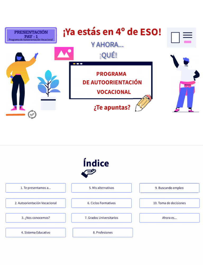 4ESO. Sesión 3. Auto Orientación PDF A Proyectar | PDF | Sicología