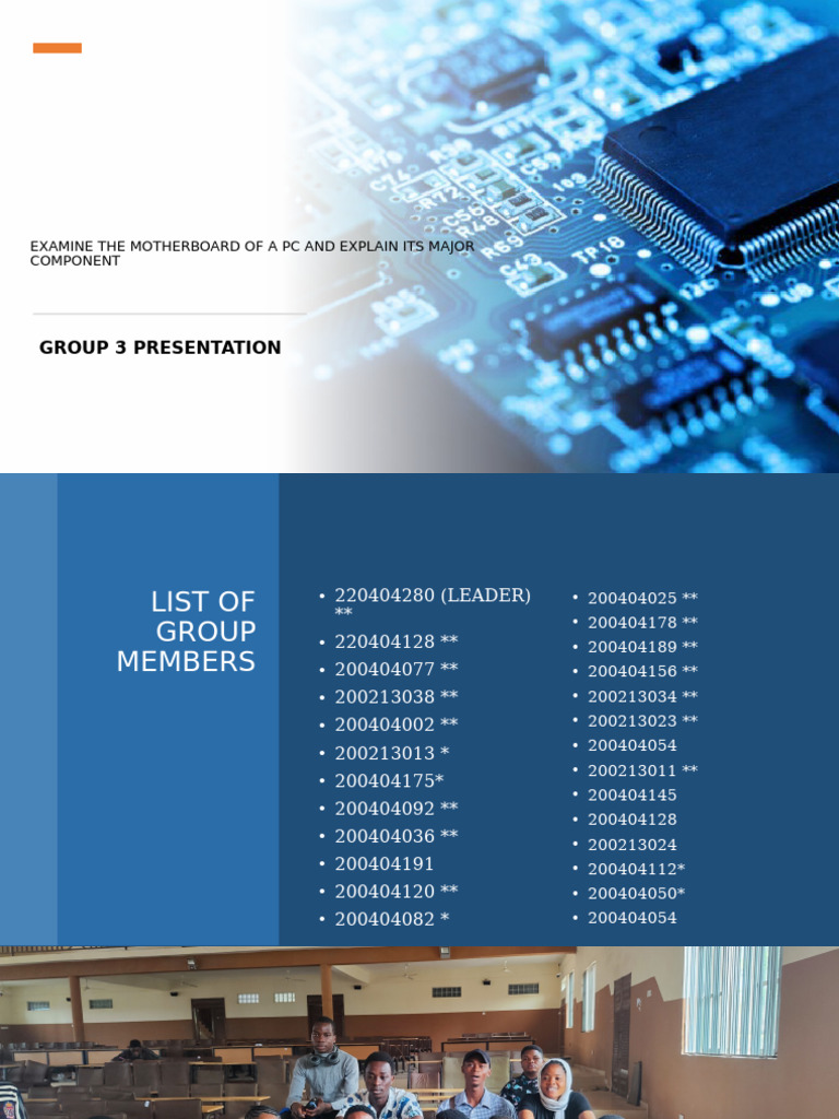 Group 3 Presentation | PDF | Computer Hardware | Computer Data Storage