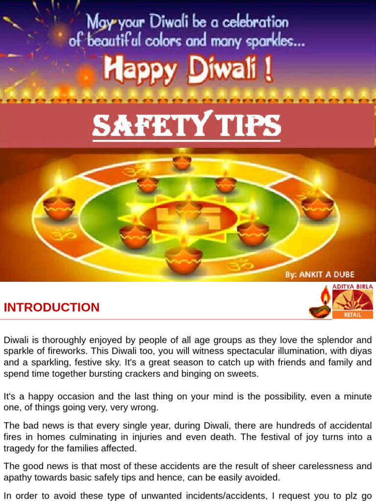 Diwali Safety Tips and Precautions | PDF | Cardiopulmonary ...