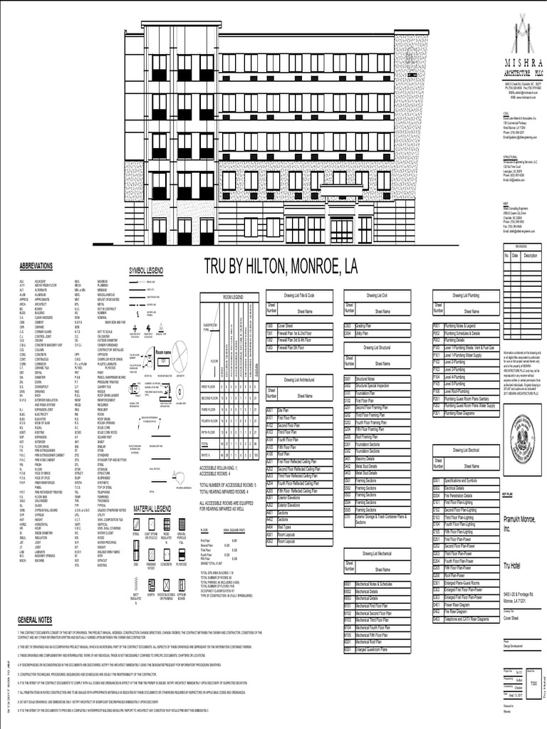 Construction Abbreviations and Notes | PDF | Real Estate | Components