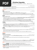 Erik Cupsa: Software Developer Resume | PDF | Postgre Sql | Microsoft Azure