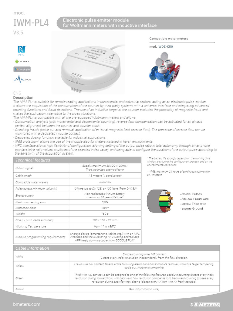 v3.5_IWM-PL4_DS_EN | PDF | Mobile App | Equipment