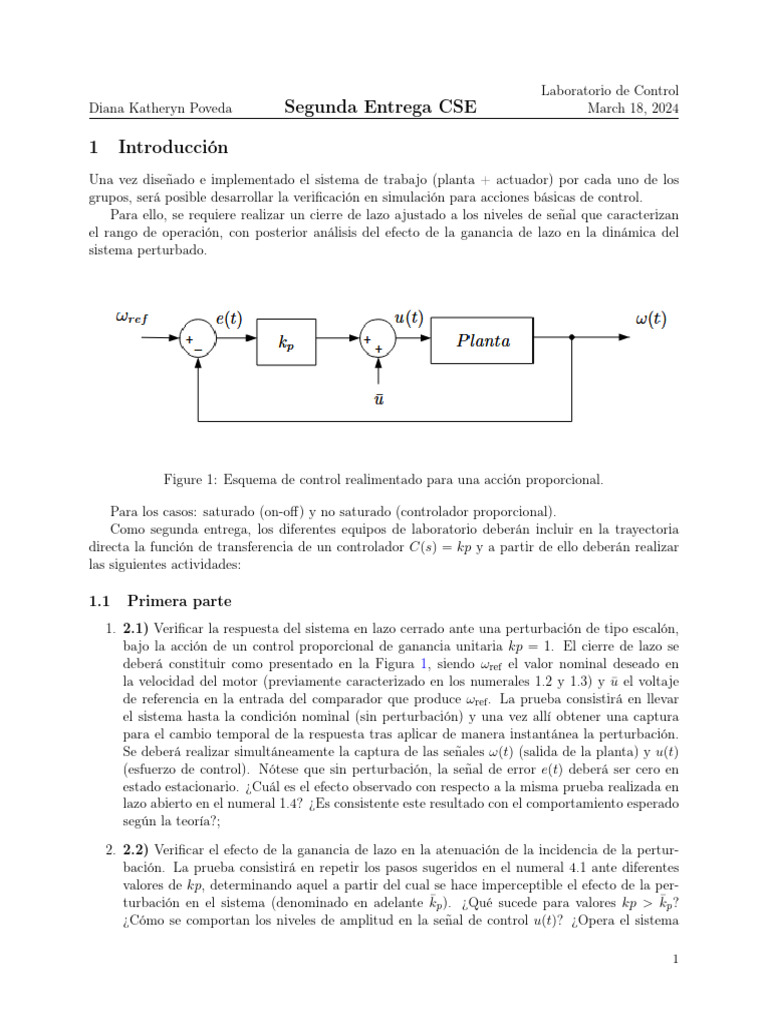 Proyecto Control2 | PDF | Simulación | Ingenieria Eléctrica