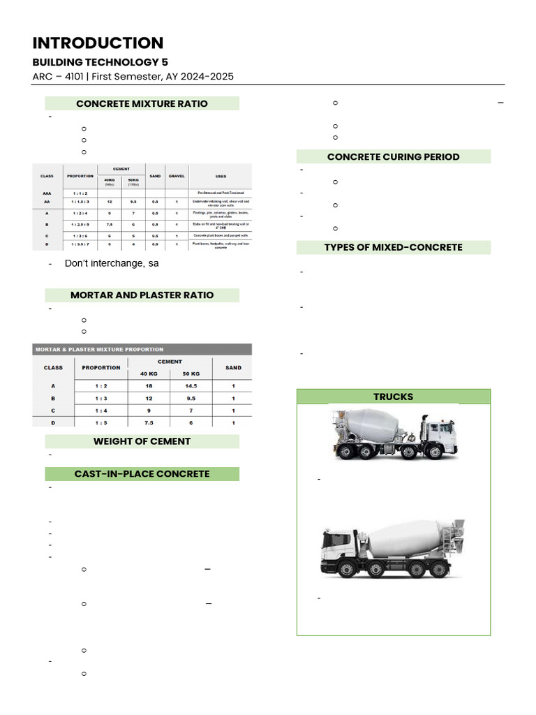 Bt5 1 Pdf Concrete Framing Construction